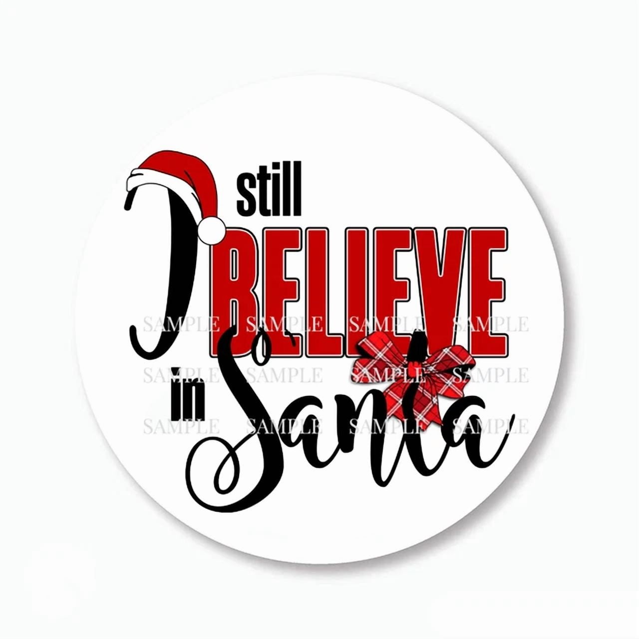 DOPASTICKER I Still Believe In San.Ta Favor Scrapbook Stickers Phone ...