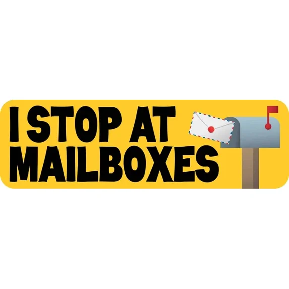 DOPASTICKER I Stop At Mailboxes Sticker Postal Worker Sticker Phone ...