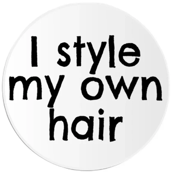 DOPASTICKER I Style My Own Hair Sticker, Stylist Salon Dresser Phone ...