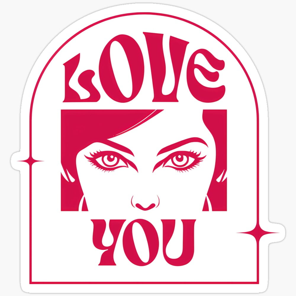 DOPASTICKER I Tolerate You Valentine'S Day Sticker, Decorate Laptops ...