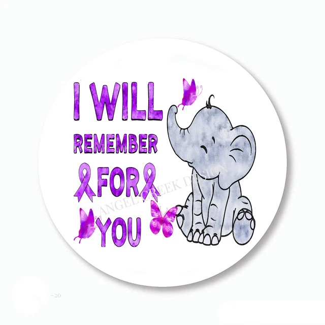 DOPASTICKER I Will Remember For You Alzheimer Awareness Scrapbook ...