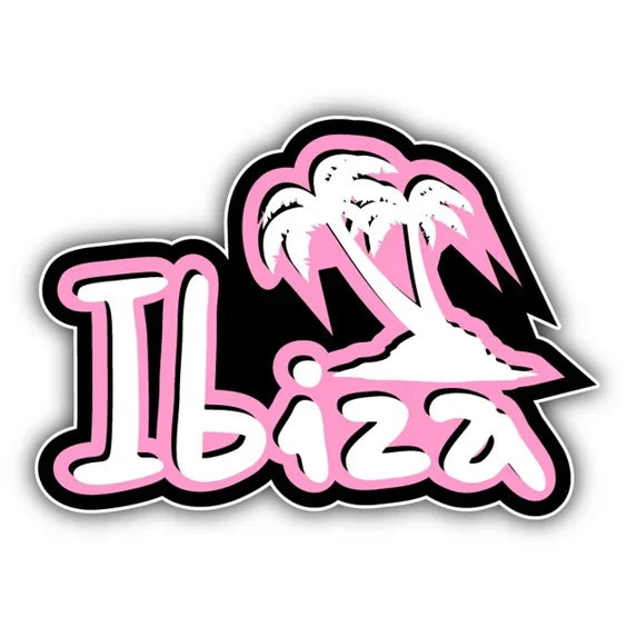 DOPASTICKER Ibiza Island Spain Travel Car Sticker Phone Decal Water ...