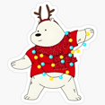 DOPASTICKER Ice Bear Sticker Phone Sticker, Latop Sticker, Lover Gift ...