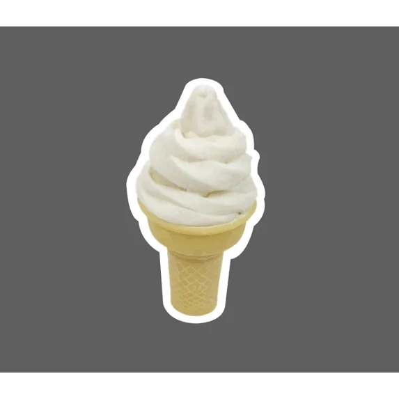 DOPASTICKER Ice Cream Cone Sticker Vanilla Dessert Sticker Phone ...