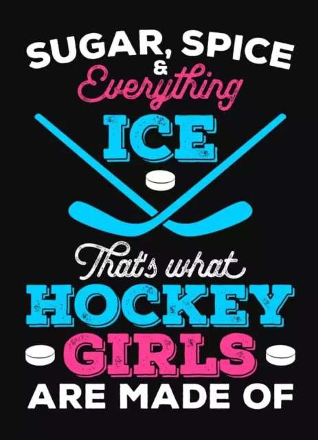 DOPASTICKER Ice Hockey Girl Sticker League Team Sugar Spice Everything ...