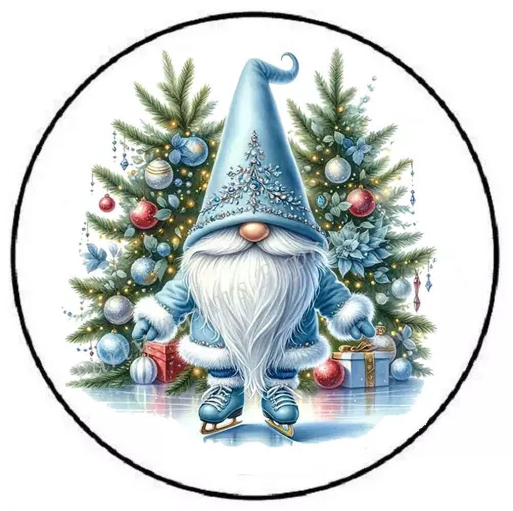 DOPASTICKER Ice Skating Gnome Winter Decorative Laptop, Phone Stickers ...