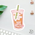 DOPASTICKER Iced Coffee Princess, Coffee Lover, Its Never Too Cold For ...