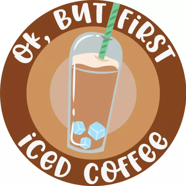 DOPASTICKER Iced Coffee Sticker Caffeine Basic Morning Pumpkin Caramel ...
