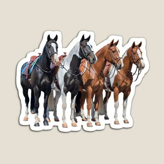 DOPASTICKER Iceland Horses Wilderness Vintage Travel Nature Sticker ...