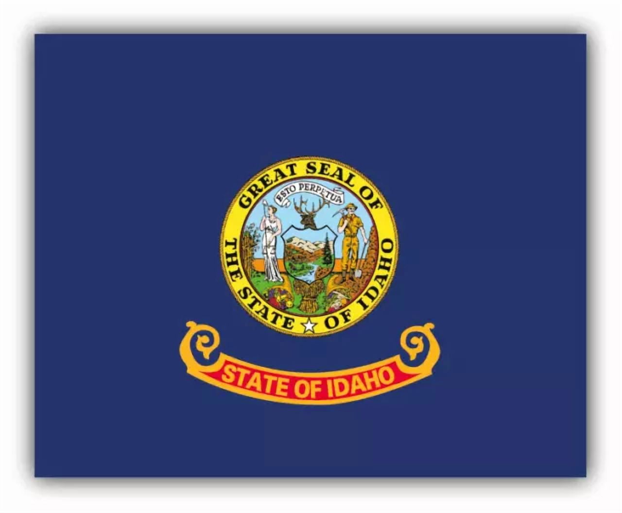 DOPASTICKER Idaho State Flag Car Sticker Phone Decal Water Bottle ...