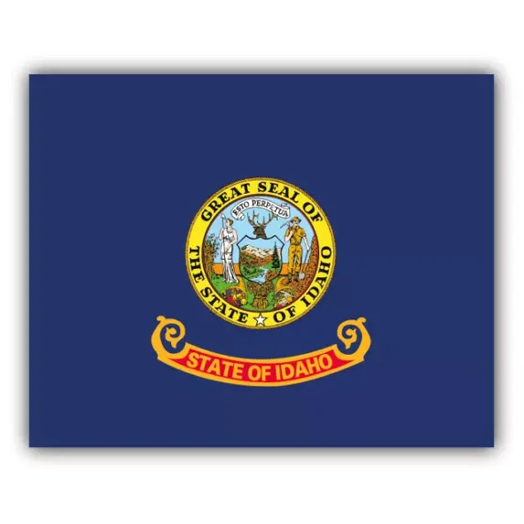 DOPASTICKER Idaho State Flag Car Sticker Phone Decal Water Bottle ...