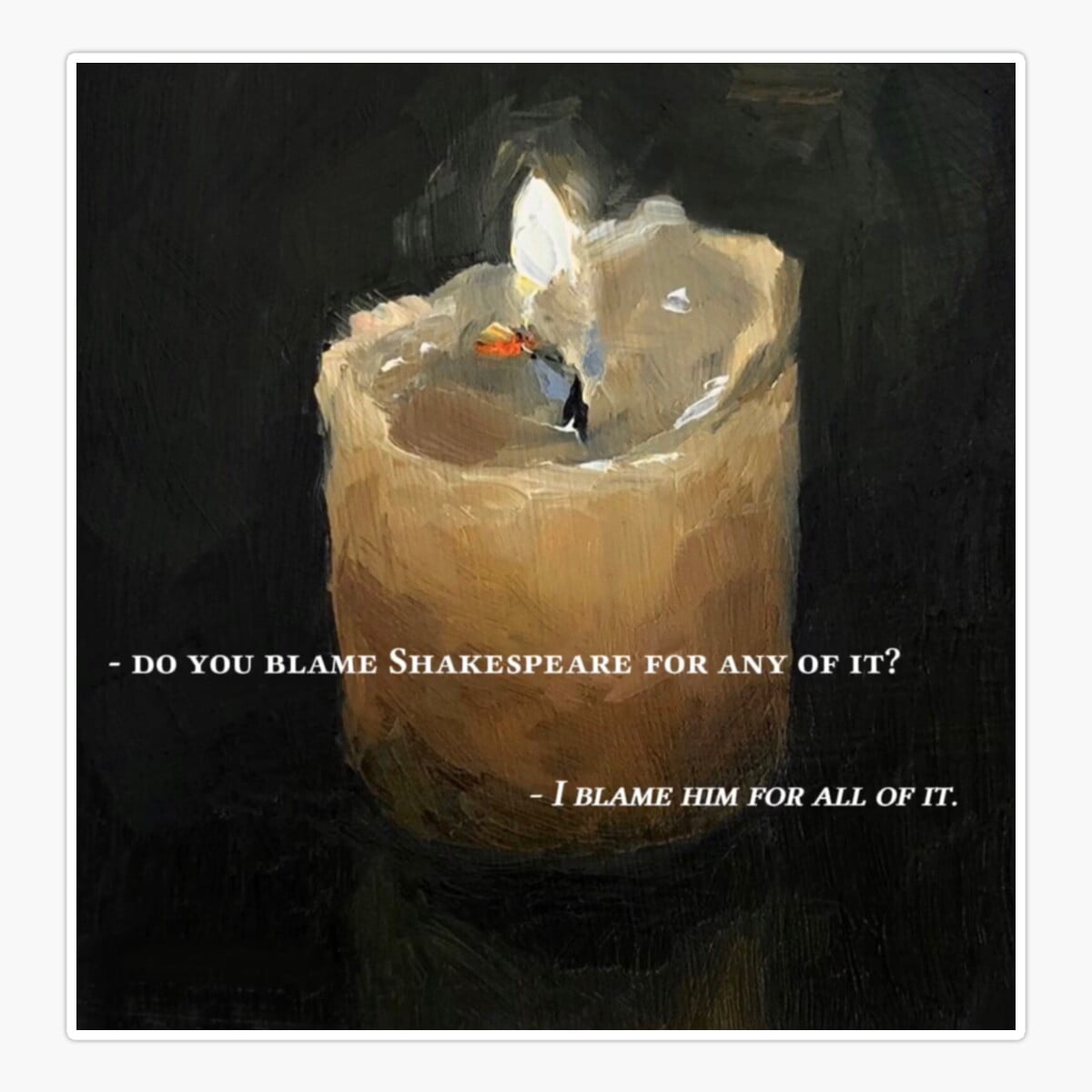 DOPASTICKER If We Were Villains Sticker, Phone Sticker Water Bottle ...