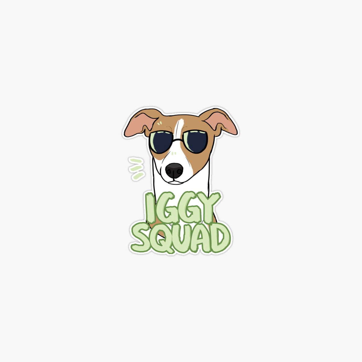 DOPASTICKER Iggy Squad (Red) Sticker, Phone Sticker Car Stickers ...