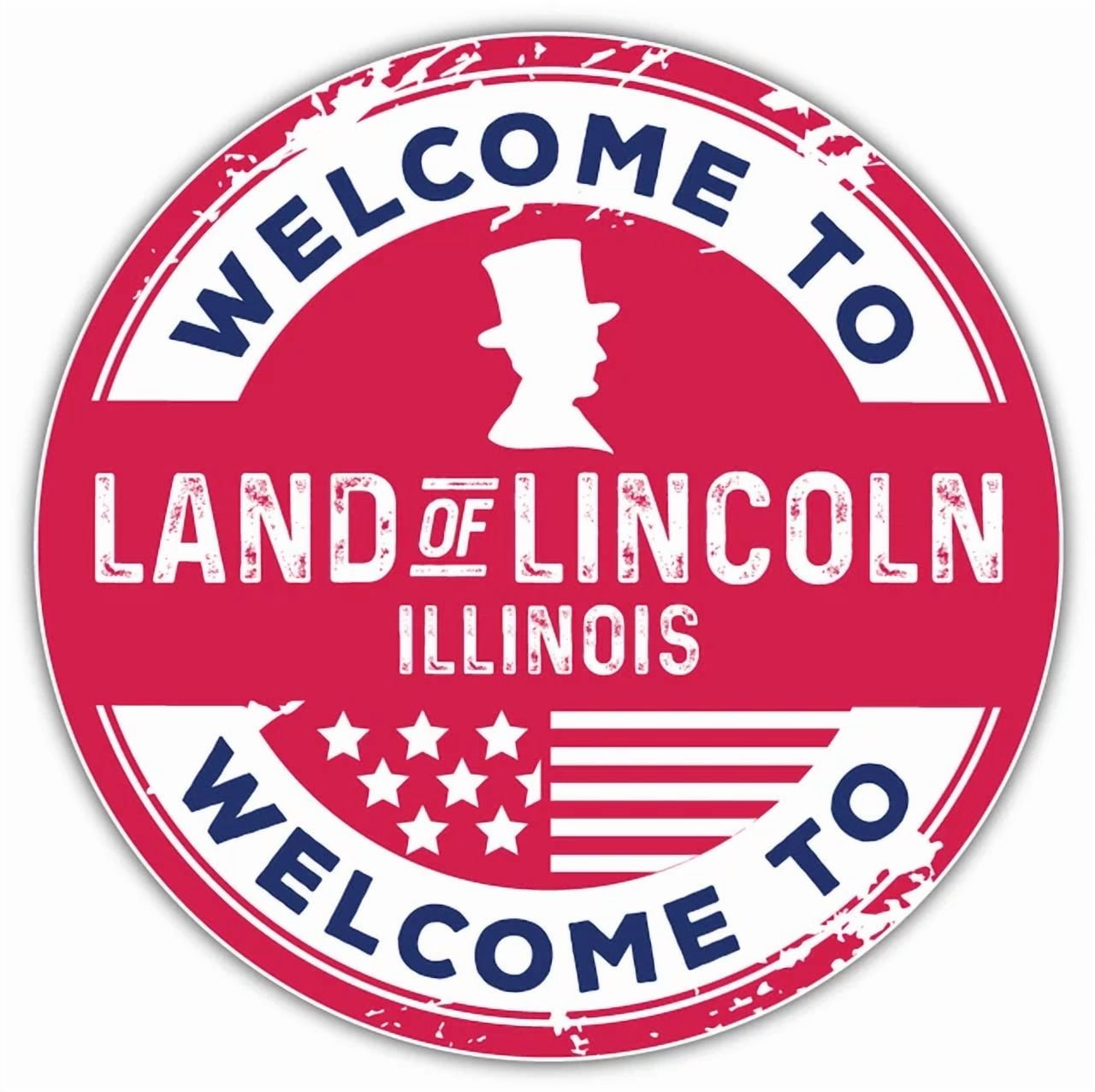 DOPASTICKER Illinois Usa State Grunge Emblem Car Sticker Phone Water ...
