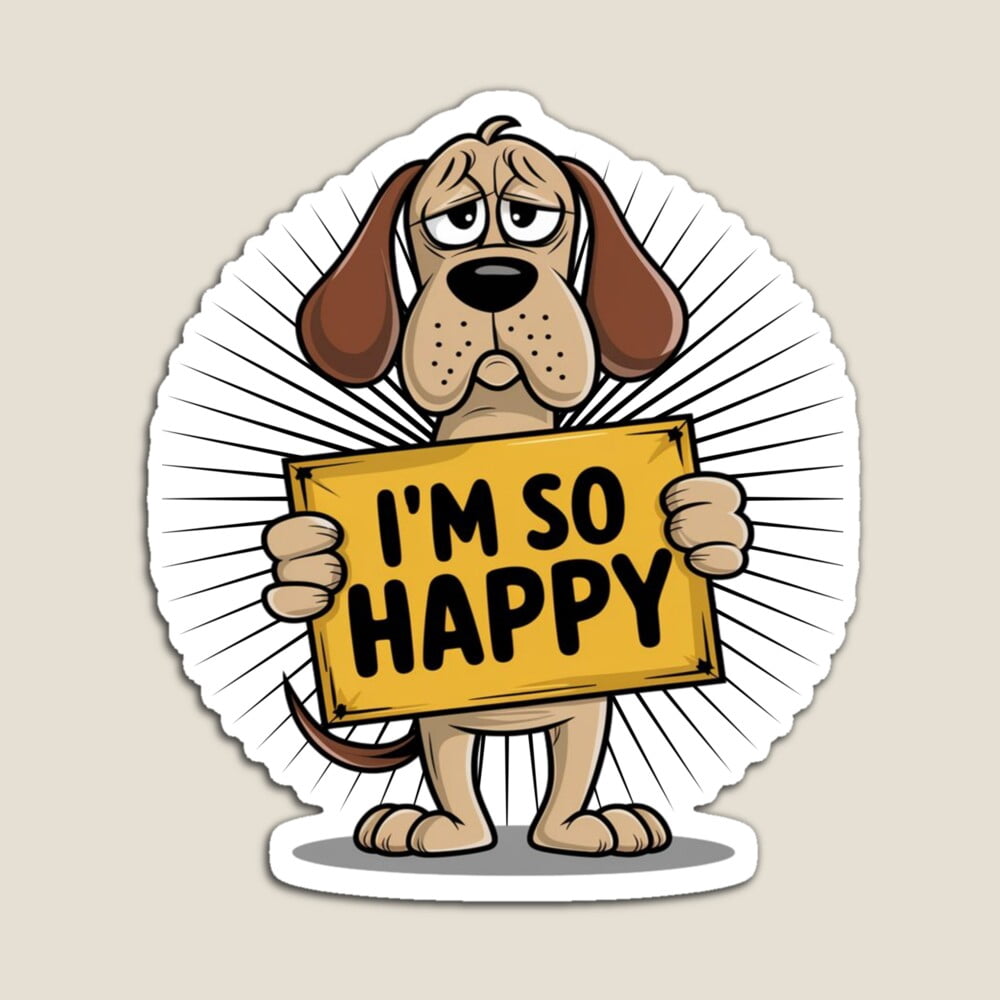 DOPASTICKER Im So Happy Sticker - 7620 Hot Trending Stickers Phone ...