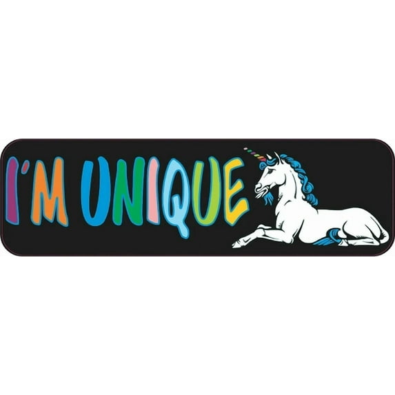 DOPASTICKER Im Unique Unicorn Sticker Phone Sticker, Latop Sticker ...