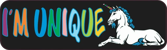 DOPASTICKER Im Unique Unicorn Sticker Phone Sticker, Latop Sticker ...