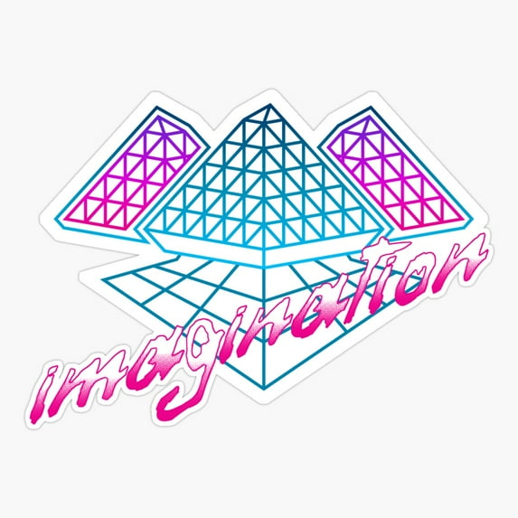 DOPASTICKER Imagination Rules The Nation Sticker, Phone Sticker Car ...