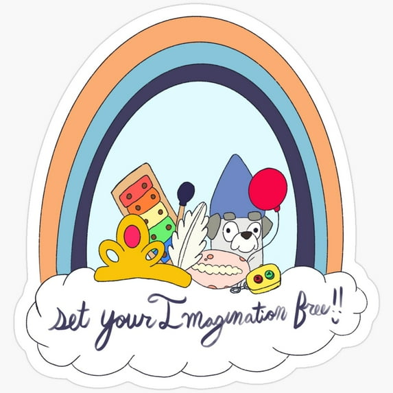 DOPASTICKER Imagination Sticker Waterproof Sticker For Water Bottles ...