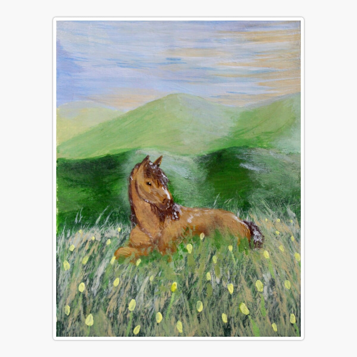 DOPASTICKER In The Field Sticker, Phone Sticker Water Bottle Sticker ...