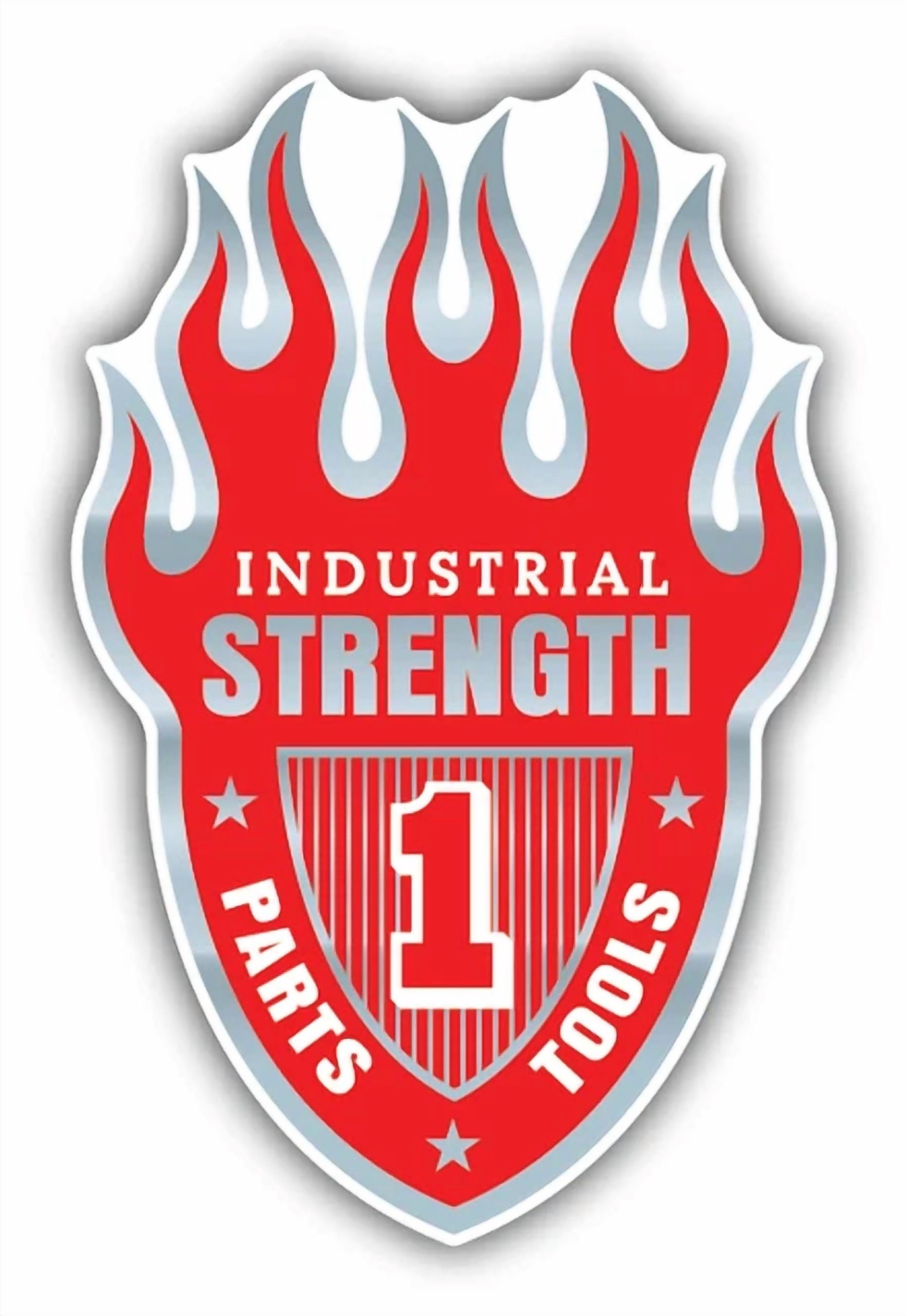 DOPASTICKER Industrial Strength Flame Emblem Sticker Decal Phone Decal ...