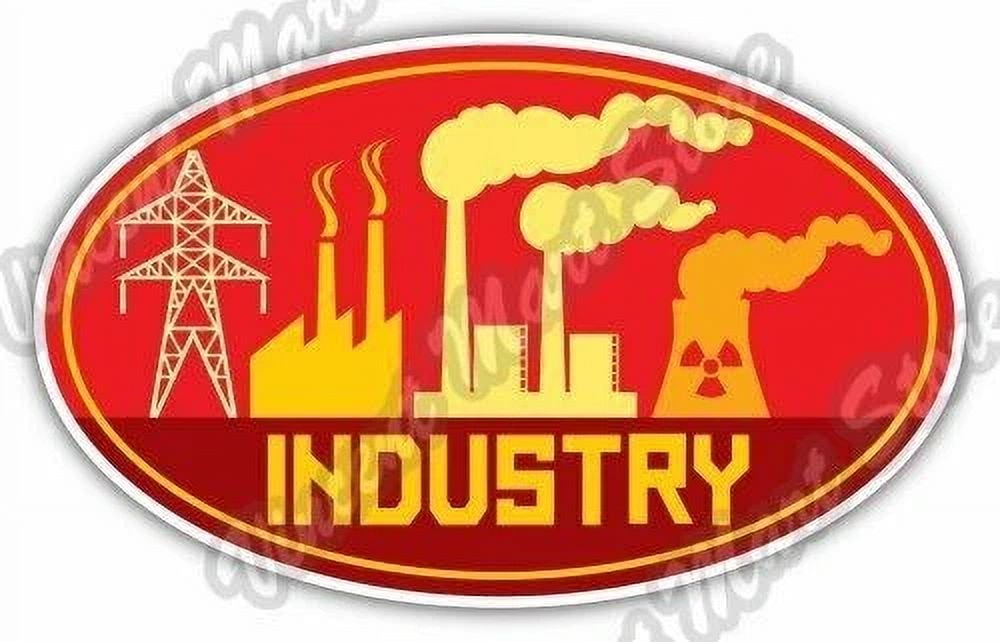 DOPASTICKER Industry Plant Factory Power Manufacturing Car Sticker ...