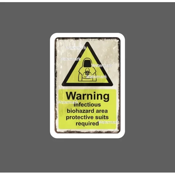 DOPASTICKER Infectious Biohazard Sticker Phone Sticker, Latop Sticker ...