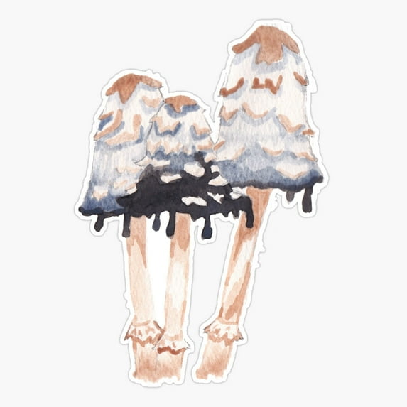 DOPASTICKER Ink Cap Mushroom Sticker, Phone Sticker Water Bottle ...
