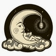 DOPASTICKER Ink21: Moon Sticker Decorative Laptop, Phone Stickers ...