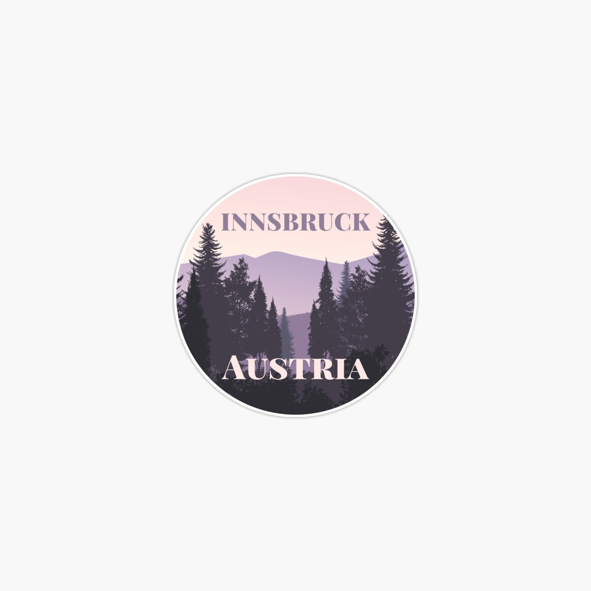 DOPASTICKER Innsbruck, Austria Sticker, Phone Sticker Car Stickers ...
