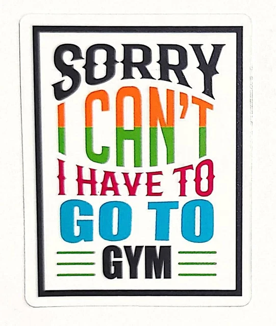 DOPASTICKER Inspirational Exercise Gym Workout Weightlifting Sticker ...