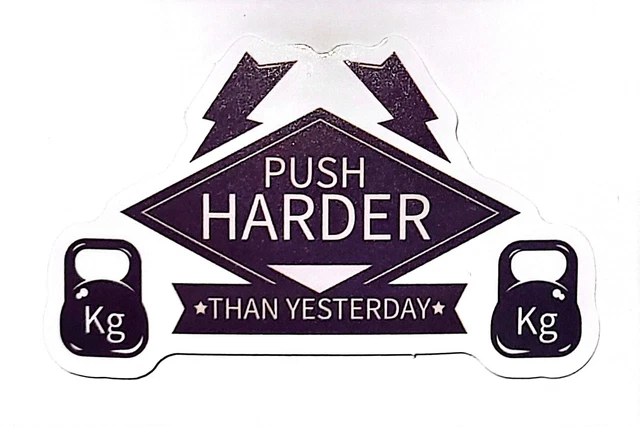 DOPASTICKER Inspirational Exercise Gym Workout Weightlifting Sticker ...