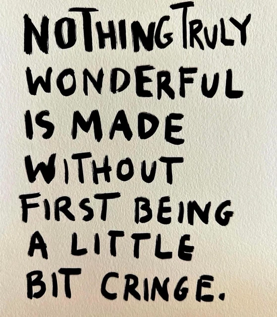 DOPASTICKER Inspirational Sticker Nothing Wonderful Without A Little ...