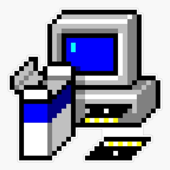 DOPASTICKER Install Windows 95 Now! Sticker, Phone Sticker Car Sticker ...