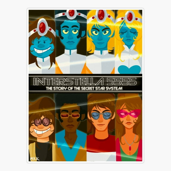 DOPASTICKER Interstella 5555 Sticker, Phone Sticker Water Bottle ...