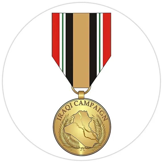 DOPASTICKER Iraq Campaign Medal Sticker Military Soldier Decal Phone ...