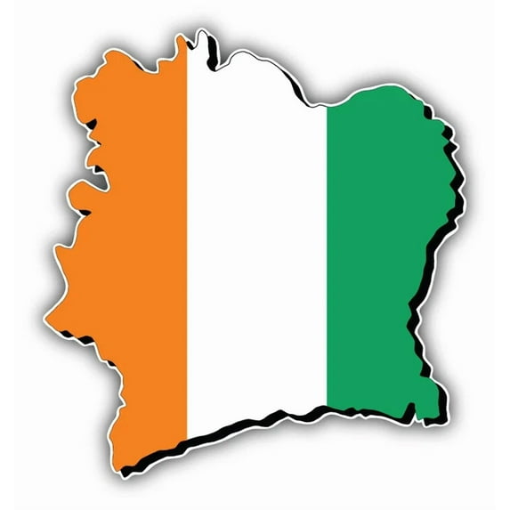 DOPASTICKER Ireland Map Flag Car Sticker Phone Water Bottle Stickers ...