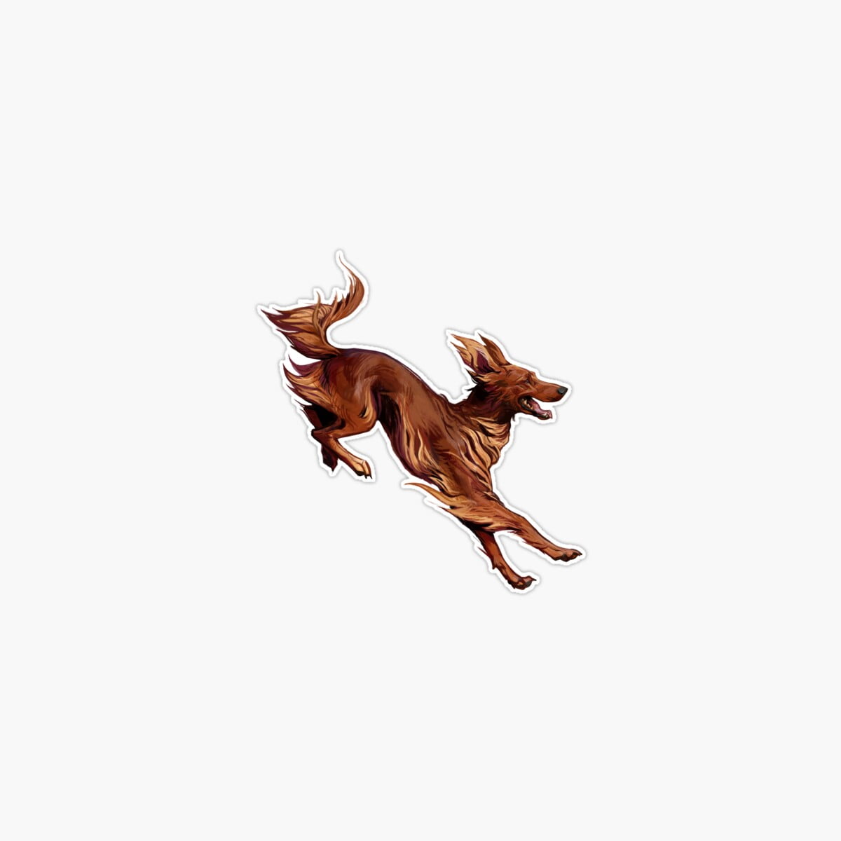 DOPASTICKER Irish Setter Sticker, Phone Sticker Car Stickers, Birthday ...