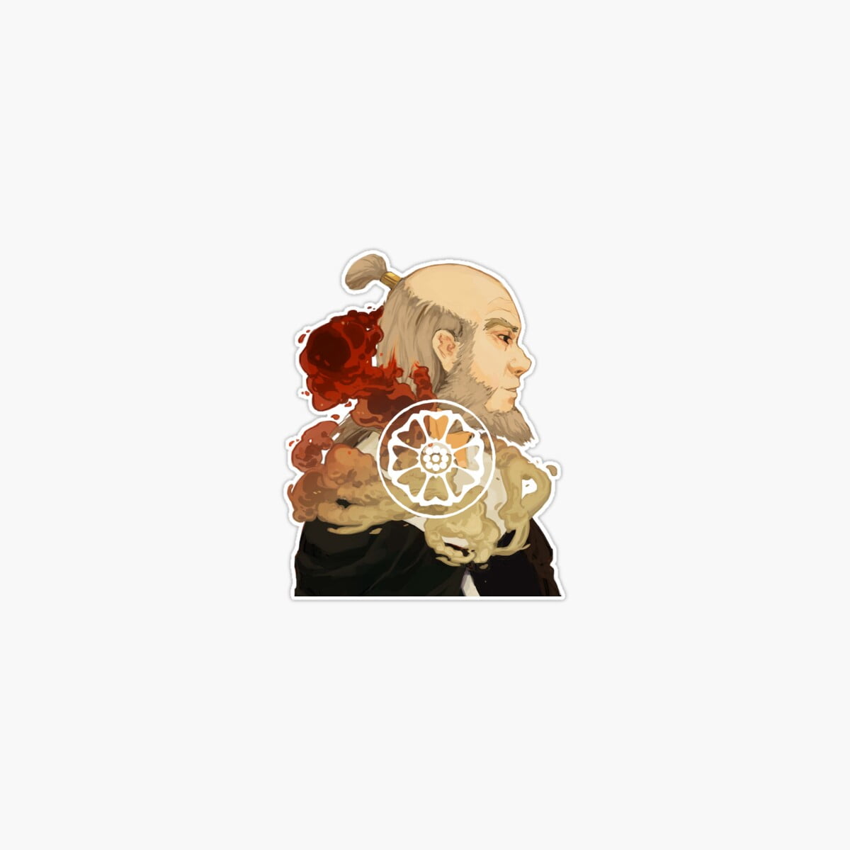 DOPASTICKER Iroh Sticker, Phone Sticker Water Bottle Stickers Car ...