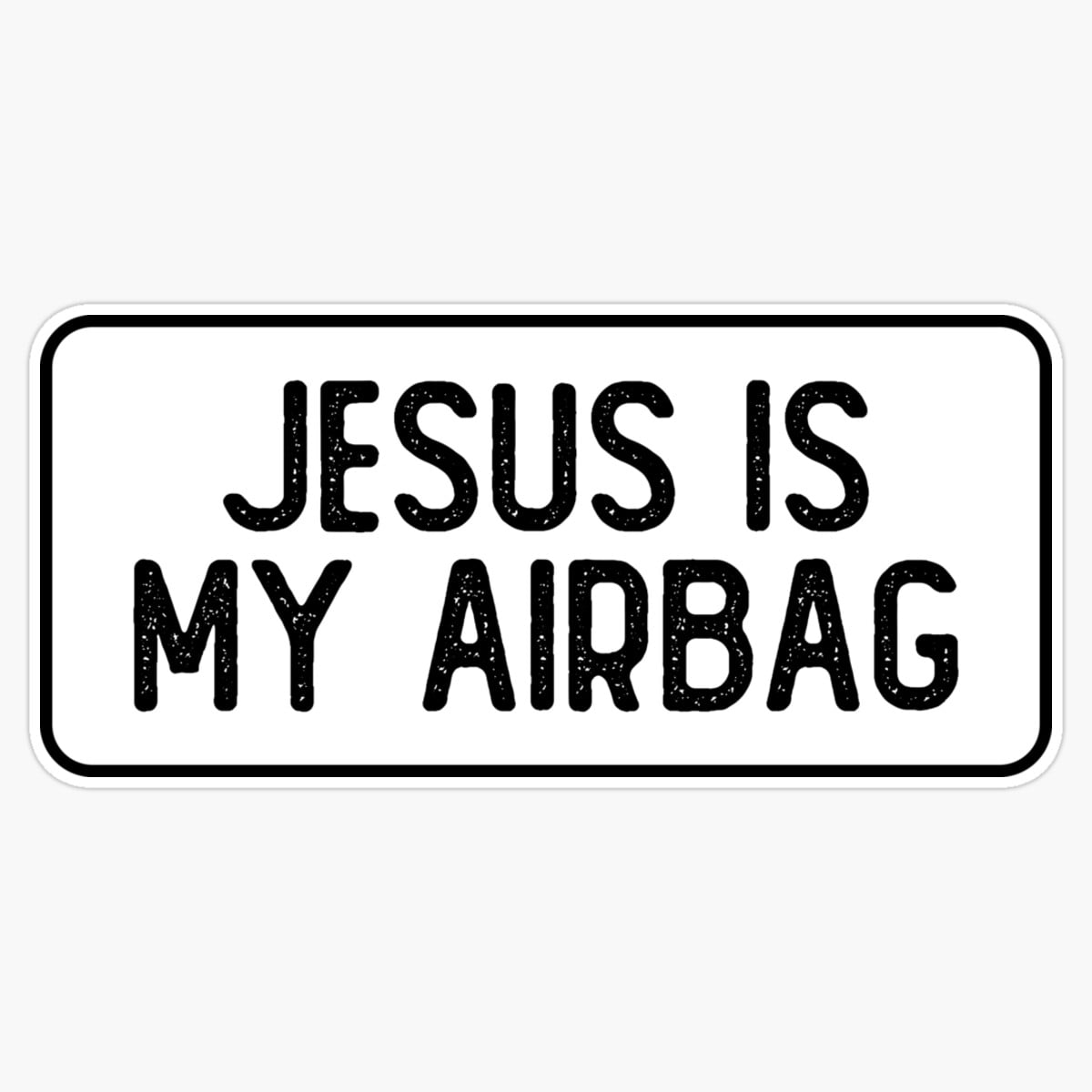 DOPASTICKER Is My Airbag Car Bumper Sticker, Phone Sticker Car Stickers ...