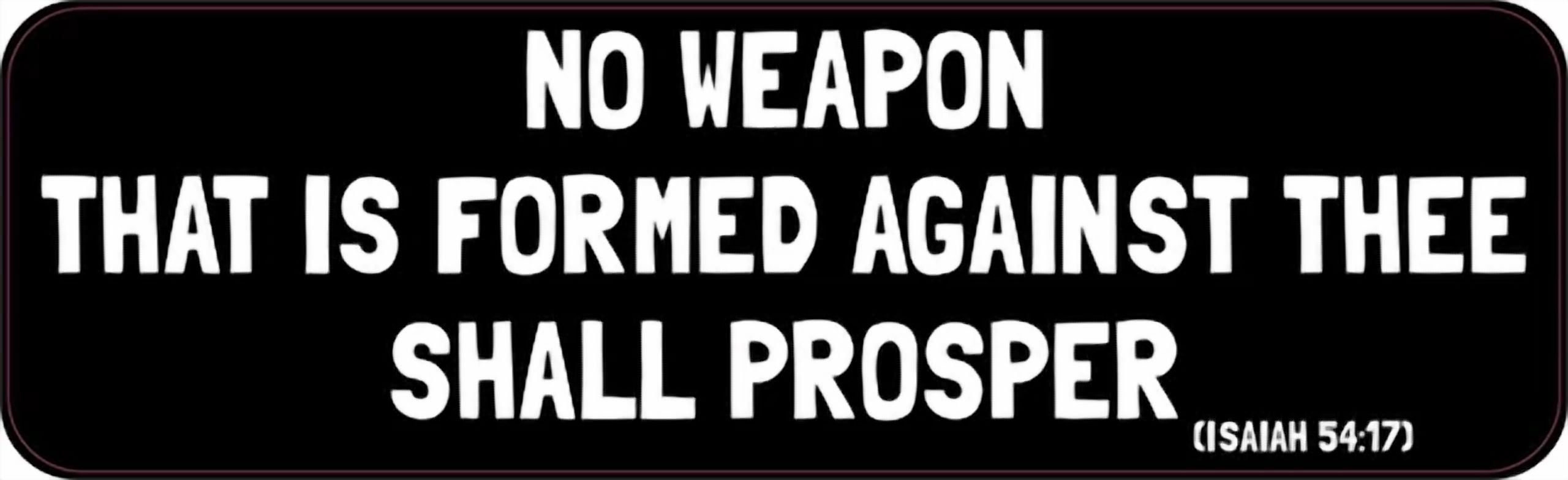 DOPASTICKER Isaiah 54:17 Sticker Phone Sticker, Latop Sticker, Lover ...