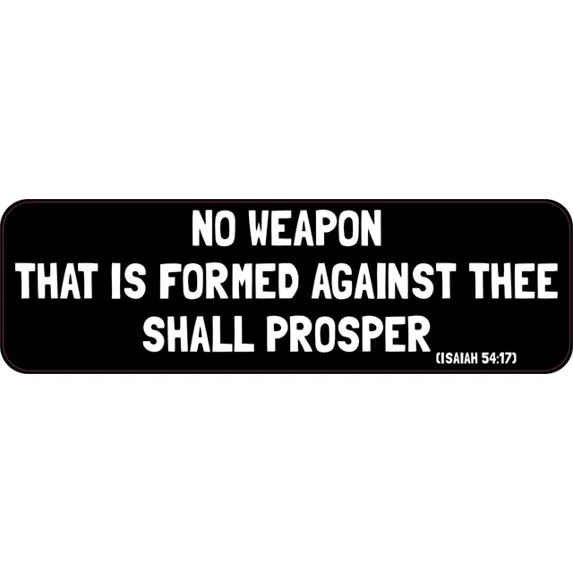 DOPASTICKER Isaiah 54:17 Sticker Phone Sticker, Latop Sticker, Lover ...