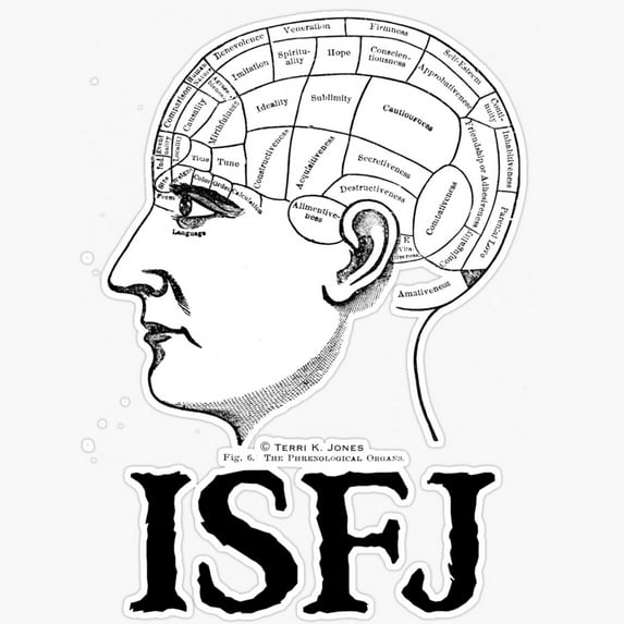DOPASTICKER Isfj Myers-Briggs Personality Test Sticker Decorative ...