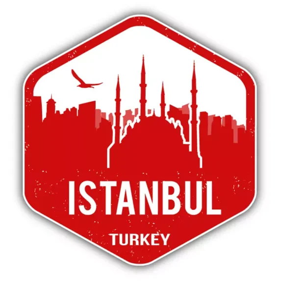 DOPASTICKER Istanbul City Turkey Grunge Travel Car Sticker Phone Decal ...