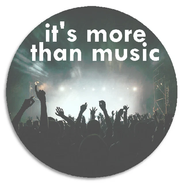 DOPASTICKER It'S More Than Music Sticker, Festival Music Edm Phone ...