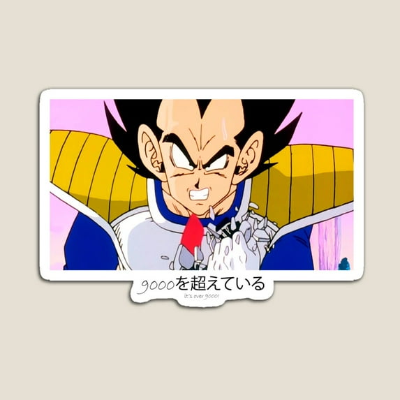 DOPASTICKER It'S Over 9000 Decorative Laptop, Phone Stickers ...