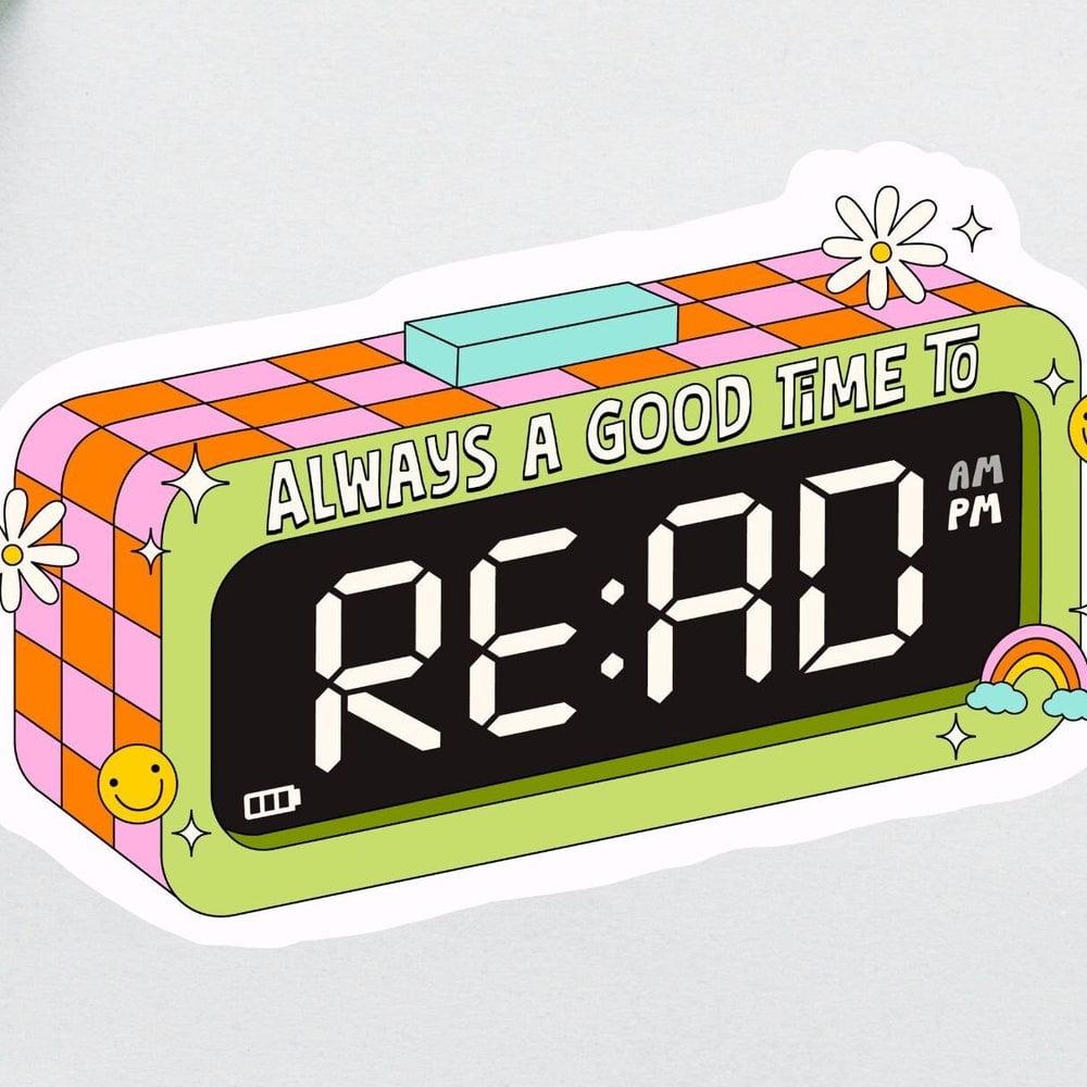DOPASTICKER It’s Always A Good Time To Read Bookish Sticker Phone ...