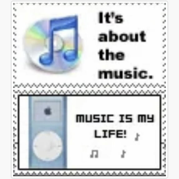 DOPASTICKER Its About The Music, Music Is My Life Sticker Decorative ...