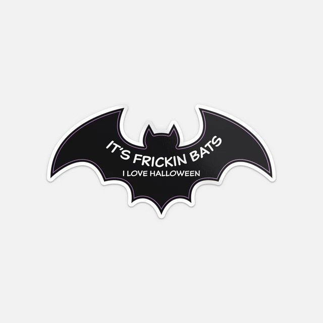 DOPASTICKER Its Frickin Bats Sticker Decal Phone Decal Water Bottle ...