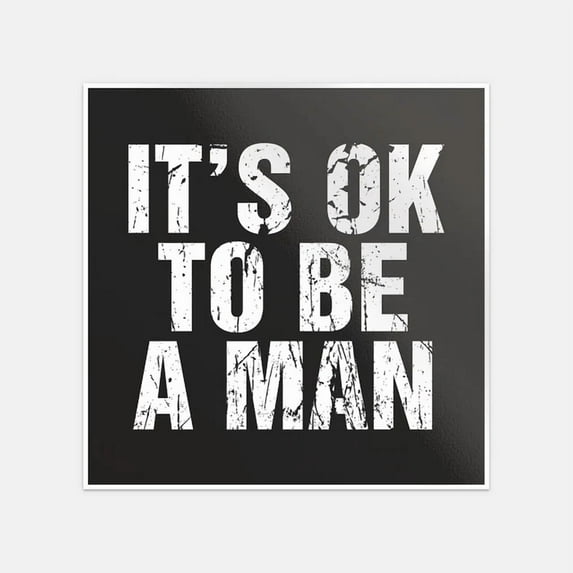 DOPASTICKER Its Ok To Be A Man Sticker Decal Phone Decal Water Bottle ...